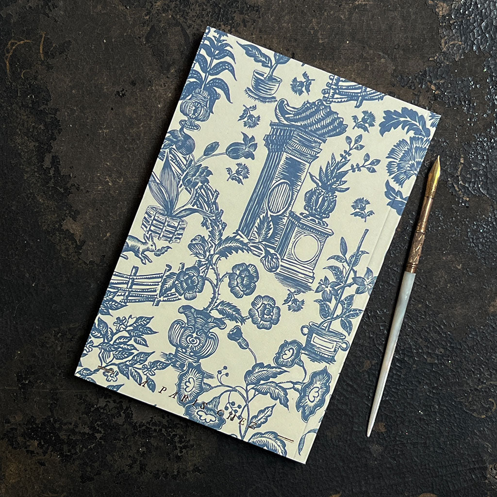 Antoinette Poisson Jardin Indigo Notebook – PATCH NYC