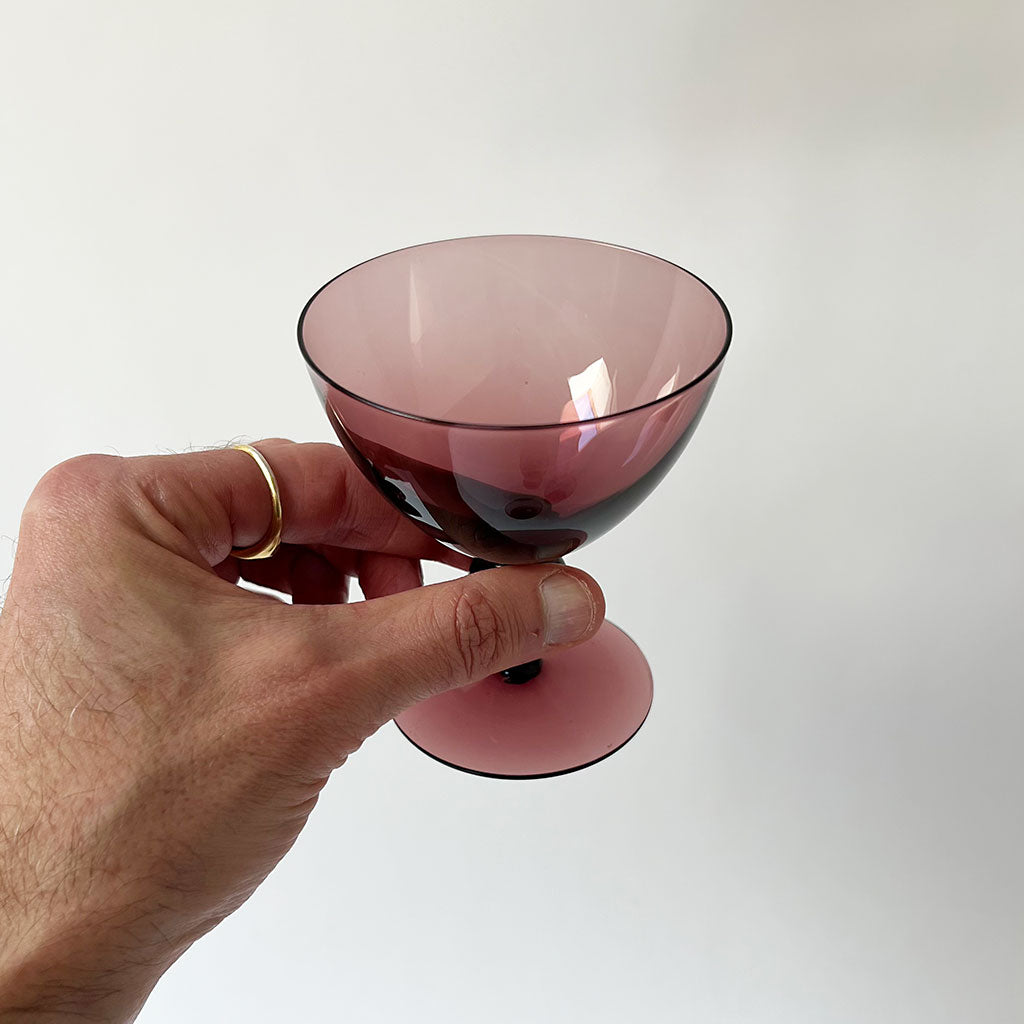 Vintage Drinking Glasses Plum (Set of 4) – PATCH NYC