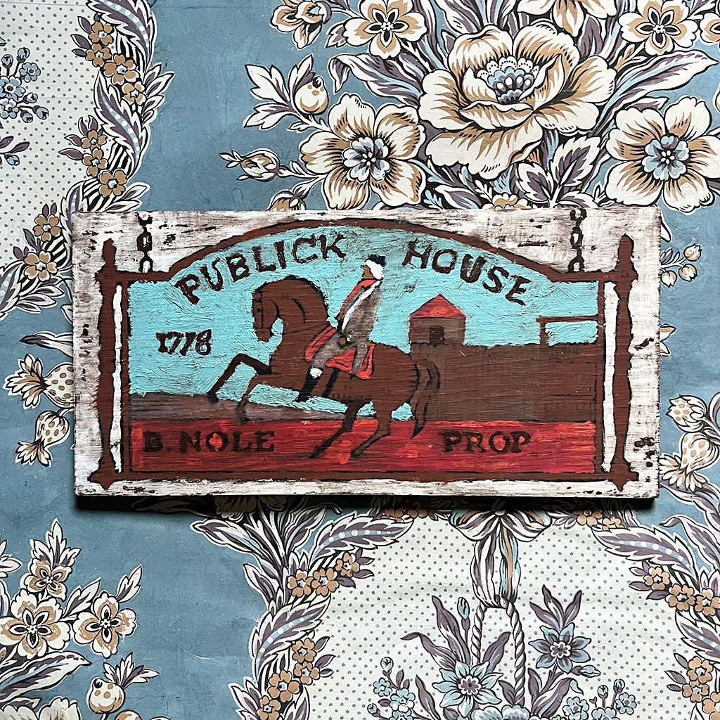 Vintage Original Painting on Wood: Publick House Sign – PATCH NYC