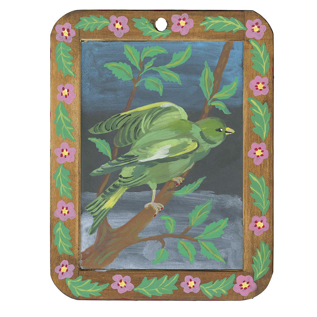 Nathalie Lété: Green Bird, Original Painting – PATCH NYC