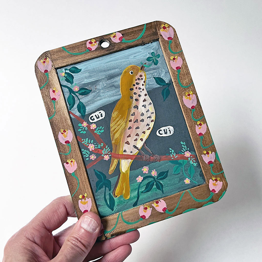 Nathalie Lété: Golden Bird, Original Painting – PATCH NYC